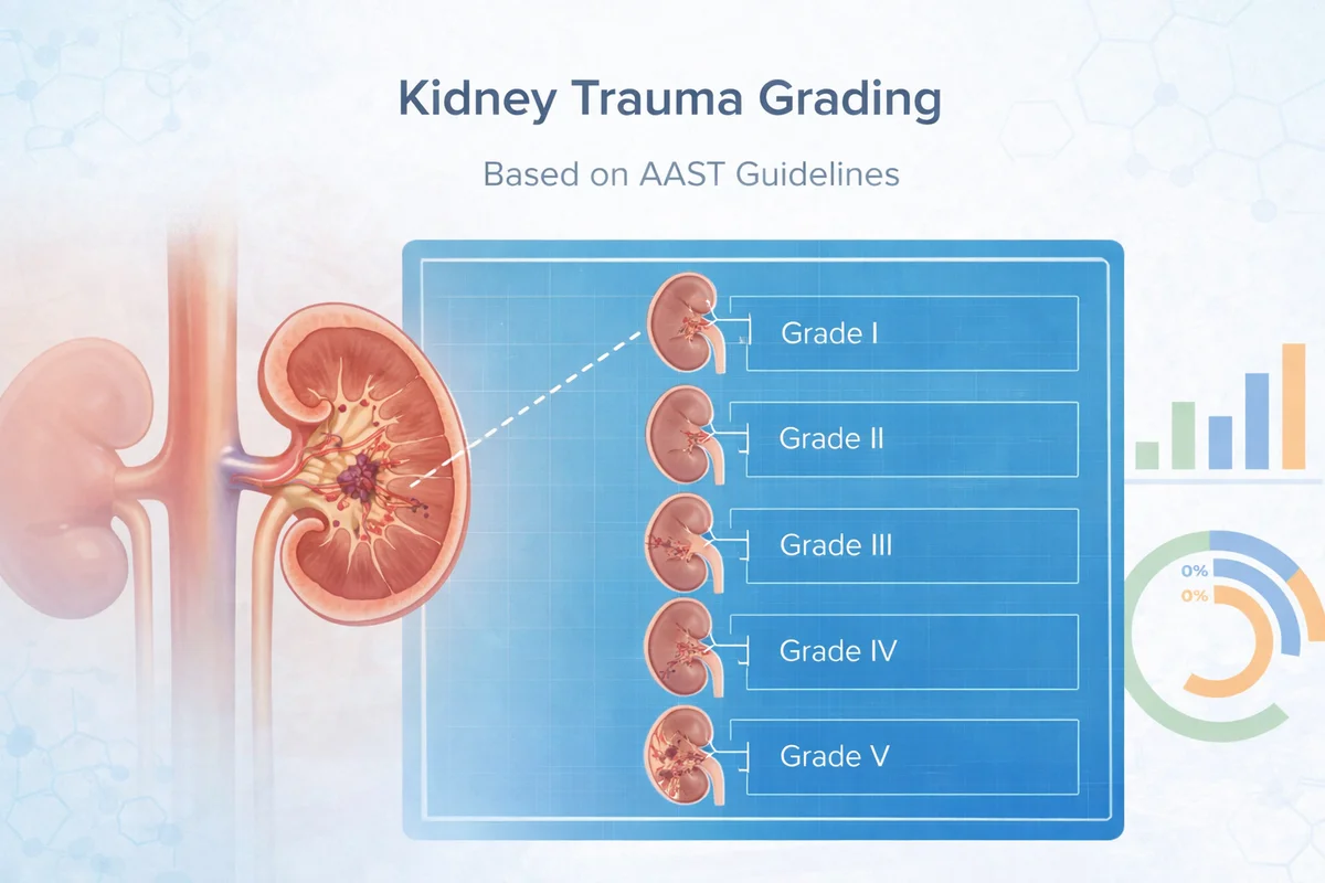 AAST Kidney Trauma Grading & Score Calculator - Rad At Hand