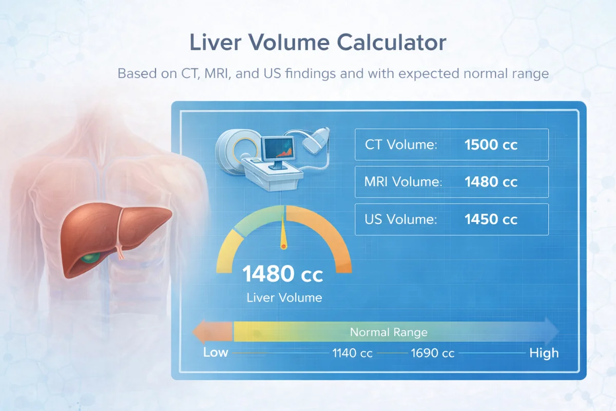 Liver Volume Calculator (CT/MRI/US) + Expected Normal Range - Rad At Hand